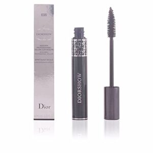 christian dior diorshow lash extension effect volume mascara for women, 090/pro black, 0.33 ounce