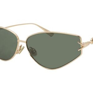 Dior Christian DiorGipsy2 DDB07 Sunglasses Women's Gold Copper/Green Lenses 62mm