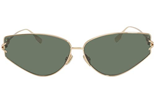 Dior Christian DiorGipsy2 DDB07 Sunglasses Women's Gold Copper/Green Lenses 62mm