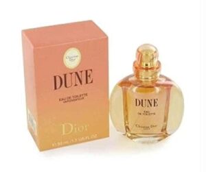 dune by christian dior for women. eau de toilette spray 3.4 ounces