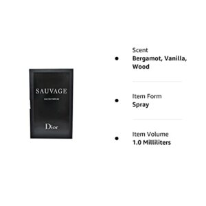 Dior 2018 Sauvage Eau de Parfum Sample Vial Spray .03 oz / 1 ml