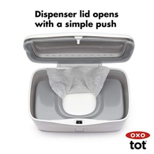 OXO Tot Perfect Pull Wipes Dispenser - Gray, 1 Count (Pack of 1)