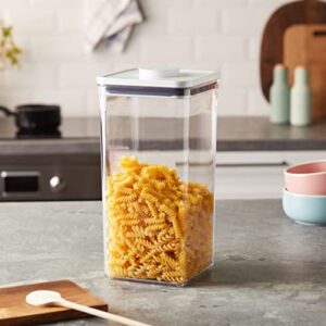 OXO Good Grips POP Container - Airtight Food Storage - 6.0 Qt for Bulk Food and More,Transparent,6.0 Qt - Square - Bulk Food