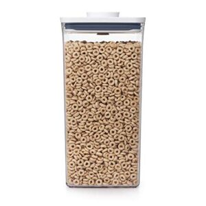 OXO Good Grips POP Container - Airtight Food Storage - 6.0 Qt for Bulk Food and More,Transparent,6.0 Qt - Square - Bulk Food