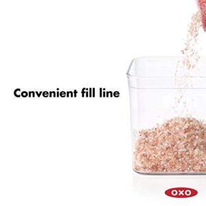 OXO Good Grips POP Container - Airtight Food Storage - 6.0 Qt for Bulk Food and More,Transparent,6.0 Qt - Square - Bulk Food