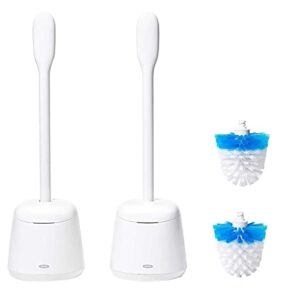 oxo toilet brush and canister set (2 pack)