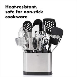 OXO Good Grips 15-Piece Everyday Kitchen Utensil Set, Silver