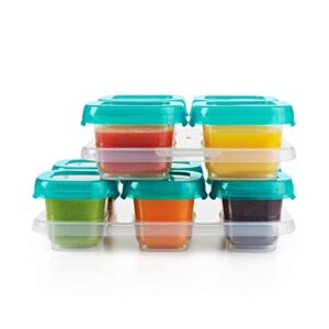 oxo tot 12-piece baby blocks set, teal