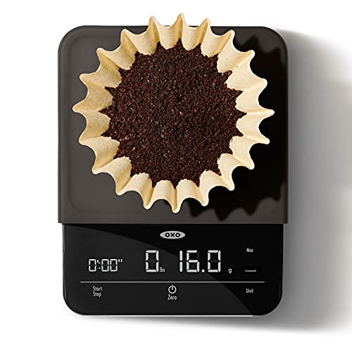 OXO BREW 6 Lb. Precision Coffee Scale with Timer, Black