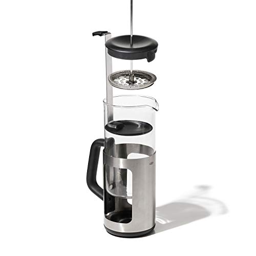 OXO Brew Stainless Steel French Press Coffee Maker – 32oz