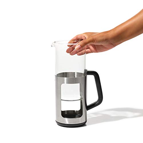 OXO Brew Stainless Steel French Press Coffee Maker – 32oz