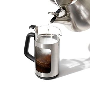 OXO Brew Stainless Steel French Press Coffee Maker – 32oz