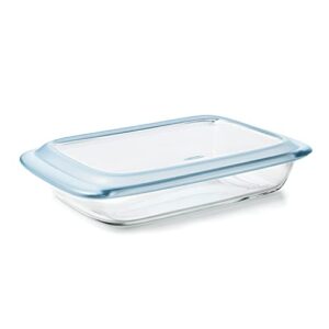 oxo good grips glass 3 qt baking dish with lid