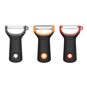 oxo good grips 3 piece assorted prep y-peeler set