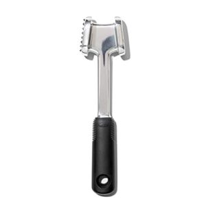 oxo good grips die cast meat tenderizer black 1.85 x 2.45 x 9.75″