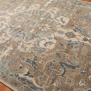 Old Hand Made Allura Floral Traditional Persian Oriental Woolen Area Rugs (8'x10')