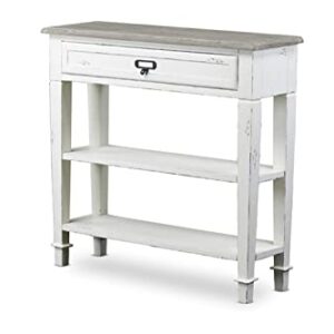 Baxton Studio Dauphine Traditional French 1-Drawer Accent Console Table, White