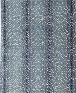 wallard antelope cheetah blue,neutral,grey,mink animal contemporary handmade 100% woolen area rugs & carpets (blue, 2.6×8)