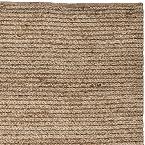 SAFAVIEH Cape Cod Collection 10' x 14' Natural CAP355A Handmade Braided Jute Area Rug