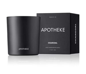 apotheke charcoal candle, 11 oz