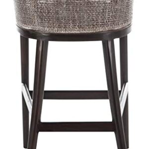 Safavieh Home Collection Brando Brown 28-inch Bar Stool