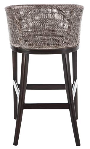 Safavieh Home Collection Brando Brown 28-inch Bar Stool