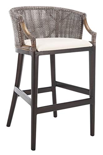 Safavieh Home Collection Brando Brown 28-inch Bar Stool