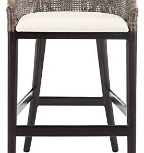 Safavieh Home Collection Brando Brown 28-inch Bar Stool