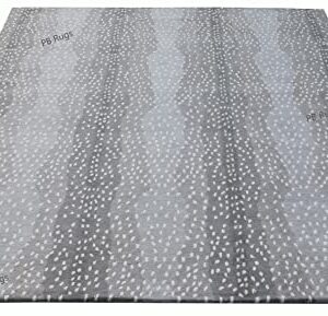 Antelope Cheetah Gray Contemporary Persian Oriental Woolen Area Rugs (6'x9')