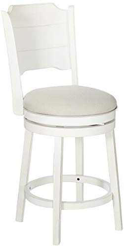 Hillsdale Clarion Swivel Stool, Counter Height, Sea White