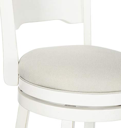 Hillsdale Clarion Swivel Stool, Counter Height, Sea White