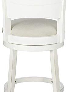 Hillsdale Clarion Swivel Stool, Counter Height, Sea White