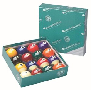 aramith pure phenolic pool balls regulation belgian made billiard ball set (premium)