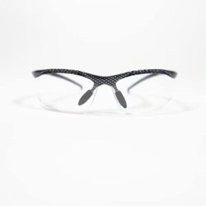 Ballard Pro/Tek Safety Glasses, Triple Lenses, Carbon Design, Hard Protective Case