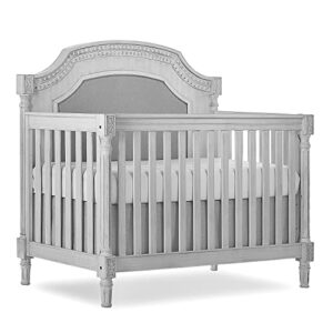 evolur julienne 5 in 1 convertible crib, antique grey mist 55.5×31.2×51.5 inch (pack of 1)