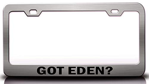 Custom Brother - GOT Eden? Female Girl Name Metal Car SUV Truck License Plate Frame Ch d20