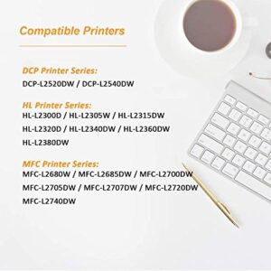 InkNI DR630 Compatible Drum Unit Replacement for Brother DR630 DR-630 for MFC-L2700DW HL-L2380DW DCP-L2540DW MFC-L2740DW MFC-L2705DW HL-L2340DW HL-L2300D HL-L2360DW HL-L2320D Printer (Black,1-Pack)