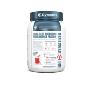 Dymatize ISO100 Hydrolyzed Protein Powder, 100% Whey Isolate , 25g of Protein, 5.5g BCAAs, Gluten Free, Fast Absorbing, Easy Digesting, Gourmet Vanilla, 20 Servings