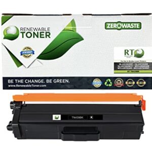 Renewable Toner Compatible Toner Cartridge High Yield Replacement for Brother TN-439 TN439BK Printers HL-L9310CDWT HL-L9310CDW HL-L9310CDWTT MFC MFC-L8900CDW MFC-L9570CDW MFC-L9570CDWT (Black)