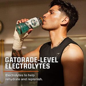 Gatorade Zero With Protein, 10g Whey Protein Isolate, Zero Sugar, Electrolytes, Glacier Cherry, 16.9 Fl Oz, 12 Pack