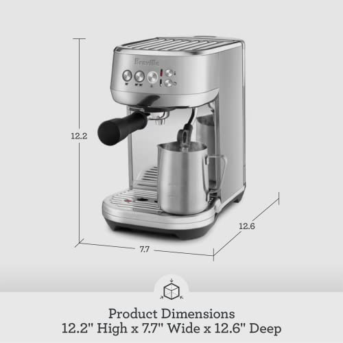 Breville Bambino Plus Espresso Machine,64 Fluid Ounces, Brushed Stainless Steel, BES500BSS