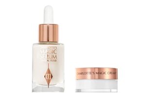 charlotte tilbury magic serum 0.2oz and magic light cream 0.5oz duo