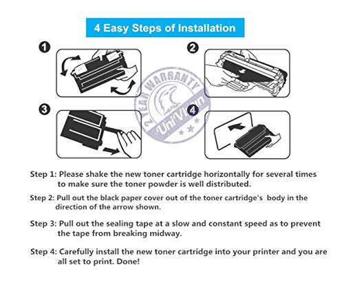 Compatible DR221 Black Drum Replacement for Brother DR221CL Black Drum Unit DR221CL-BK DR-221 Drum Compatible with HL-3140CW HL-3170CDW MFC-9130CW MFC-9330CDW MFC-9340CDW Printer by UniVirgin-1xBlack