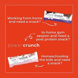 Power Crunch Whey Protein Wafer Bars, High Protein Snacks with Delicious Taste, Peanut Butter Fudge, 1.4 Ounce (12 Count)