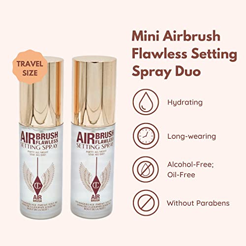 Charlotte Tilbury Air Brush Flawless Setting Spray Duo Set - 2x 1.1 oz