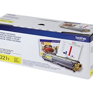 Brother Tn221y Tn221y Toner, Yellow