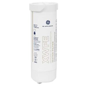 GE XWFE Refrigerator Water Filter | Certified to Reduce Lead, Sulfur, and 50+ Other Impurities | Replace Every 6 Months for Best Results | Pack of 1