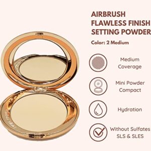 Air Brush Flawless Finish Perfecting Micro- Face Care for Charlotte Tilbury #2 Medium