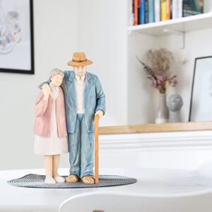 Couple Collectible Figurines, Love Statue, Sculpted Hand-Painted Sweet Loving Together Figure, Anniversary Wedding Valentine's Day Gift for Wife Husband Boyfriend Girlfriend (Around You)