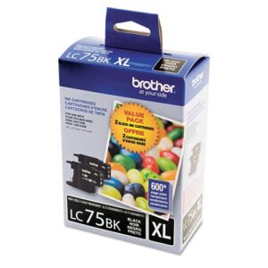 brother lc75bk original ink cartridge